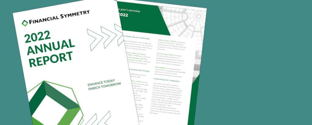 Financial Symmetry 2022 Annual Report - Financial Symmetry, Inc.